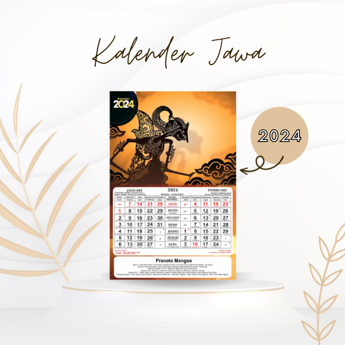 Jual kalender jawa wuku ringkel 2025 isi 6 lembar | Shopee Indonesia