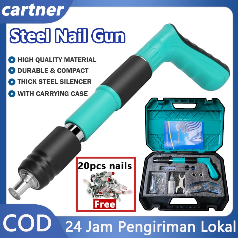 Jual 5 Gear Mini Nail Gun / Alat Mesin Tembak Paku Beton / Paku Tembak ...