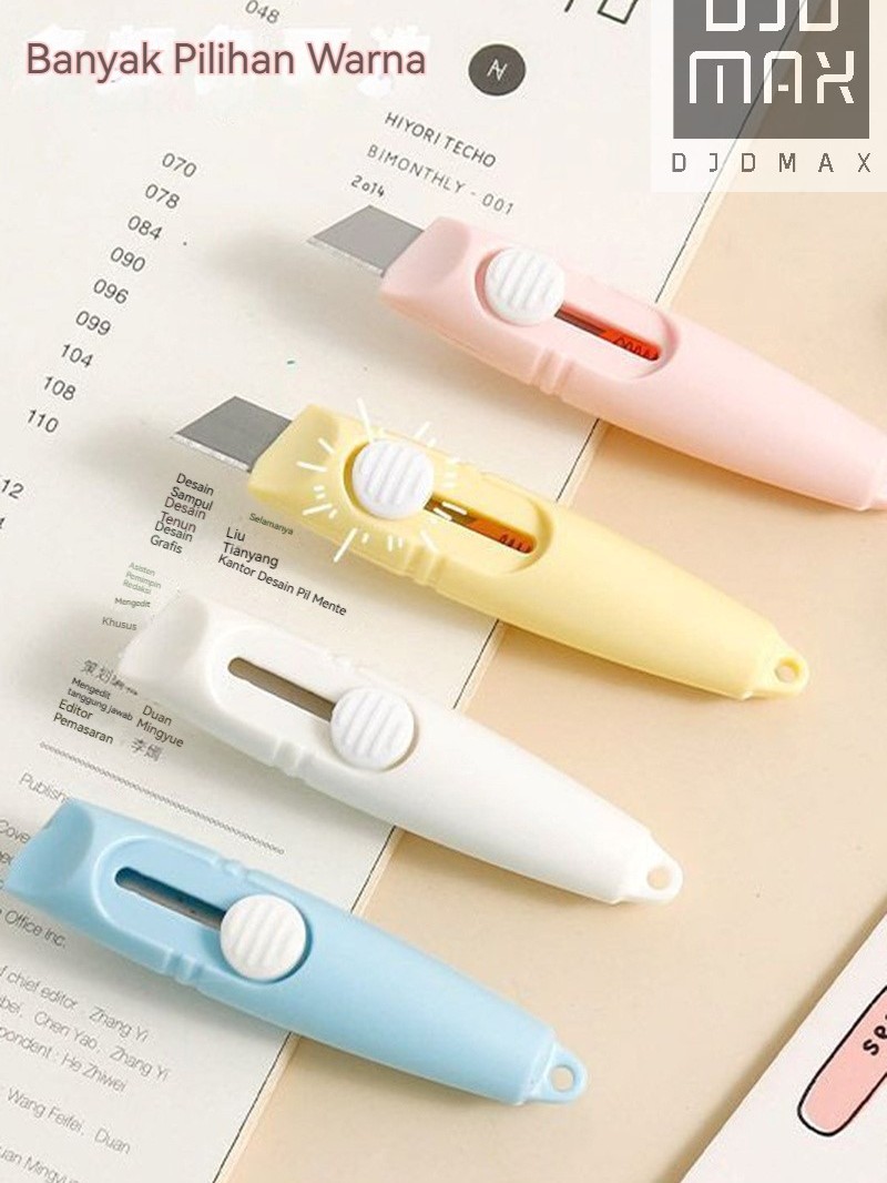 Jual DJDMax Mini Cutter Bentuk Pen Pisau Pemotong Kertas Ukuran Mini ...
