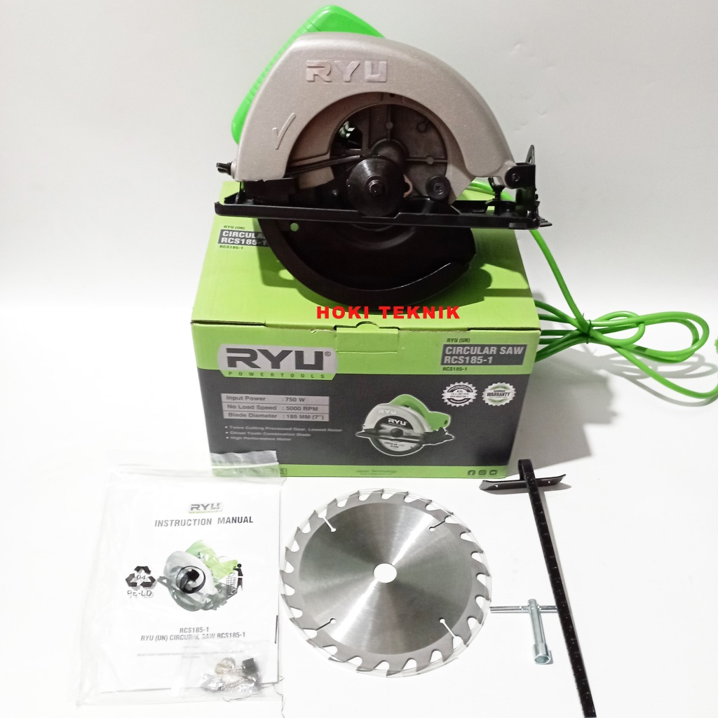 Jual Mesin Circular Saw RYU RCS185-1 Gergaji 7 inch | Shopee Indonesia
