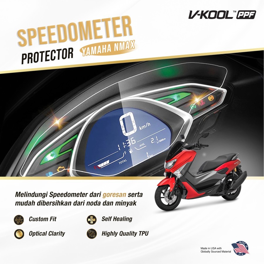 Jual VKOOL PPF Speedometer Motor Yamaha NMAX | Anti Gores Motor ...