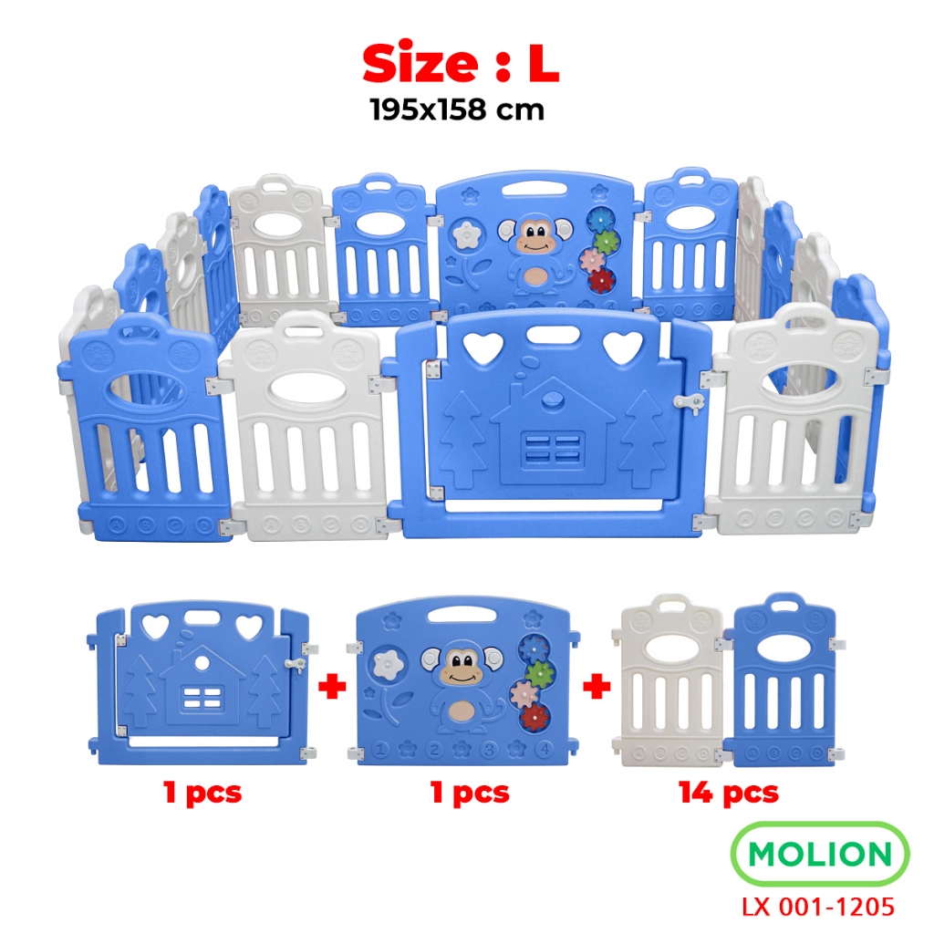Jual MOLION Pagar Bayi Pagar Anak Playfence Pagar Pengaman Baby Fence ...