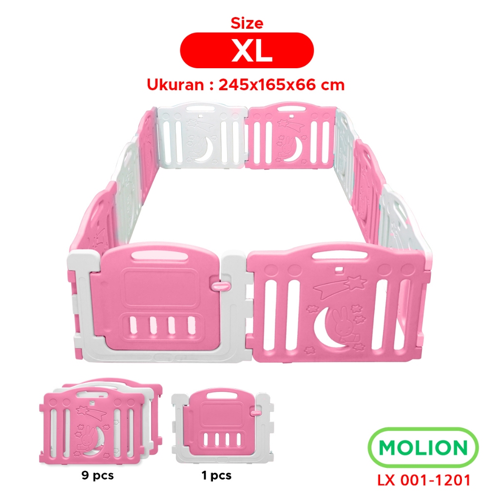 Jual MOLION Pagar Anak Pagar Bayi Pagar Mainan Set Pagar Playpen Bayi ...