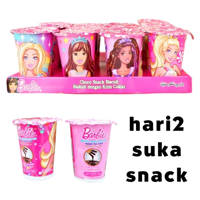 Jual Barbie Choco Snack Biscuit Medium 25 gram / Barbie Biskuit Stik ...