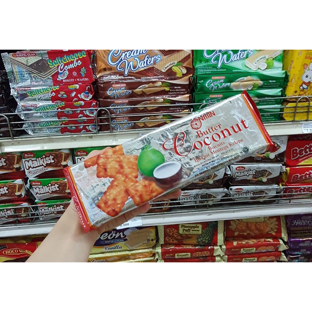 Jual BISKUIT NISSIN BUTTER COCONUT / BISKUIT MENTEGA KELAPA / BISKUIT ...