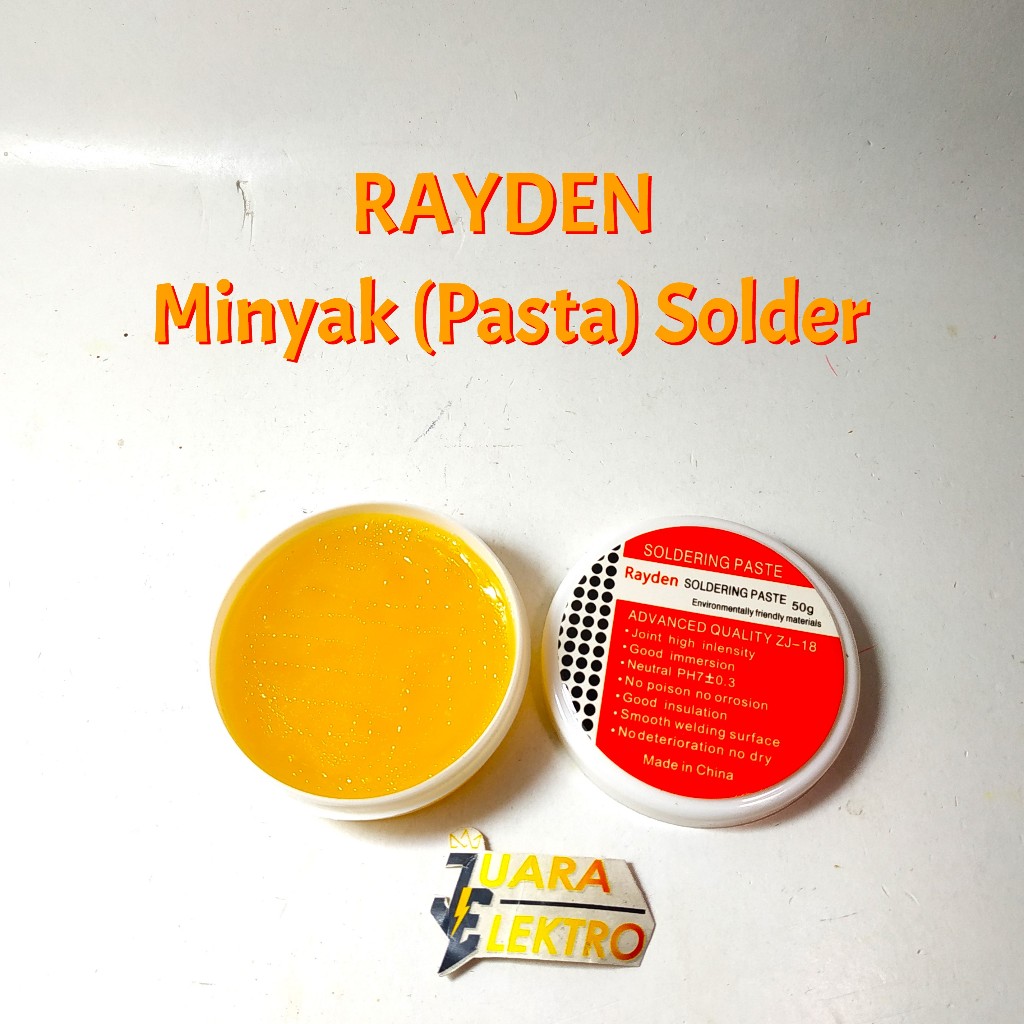Jual RAYDEN Pasta Solder / Minyak Solder Ukuran Sedang | Minyak Solder ...