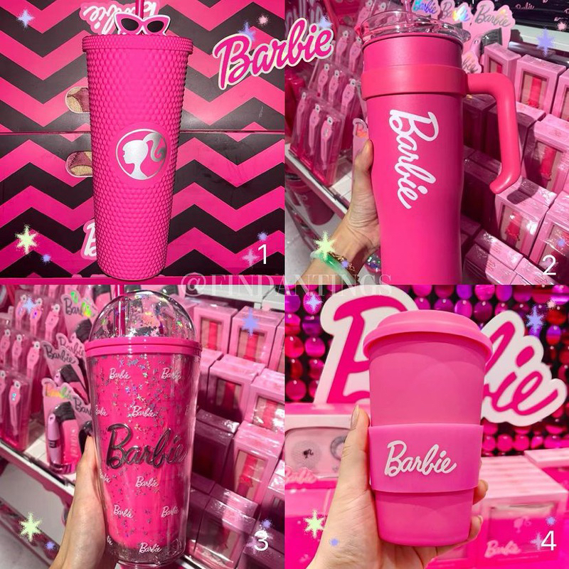 Jual Miniso x Barbie Tumbler Tumblr Botol Minum Pink by findantings ...