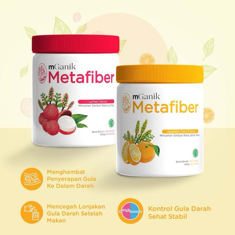 Jual Mganik Metafiber 450gr / Minuman Diabetes Meta Fiber | Shopee ...