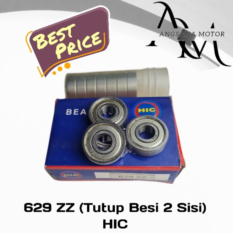 Jual Bearing 629 ZZ (Tutup Besi) - HIC ORIGINAL | Shopee Indonesia