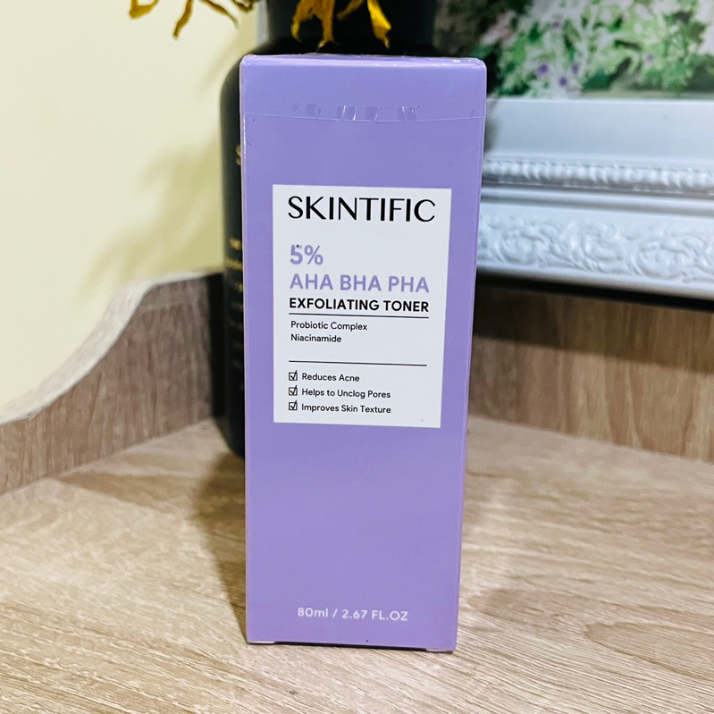 Jual SKINTIFIC 5% Aha Bha Pha Exfoliating Toner 80 mL | Shopee Indonesia