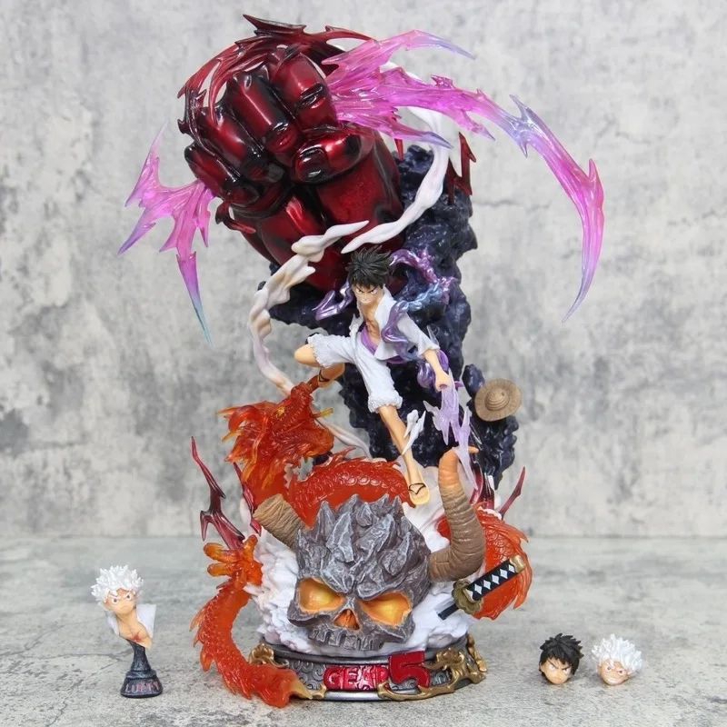 Jual GK One Piece Anime Monkey D Luffy Gear 5 Sun God Nika The Ghost in ...