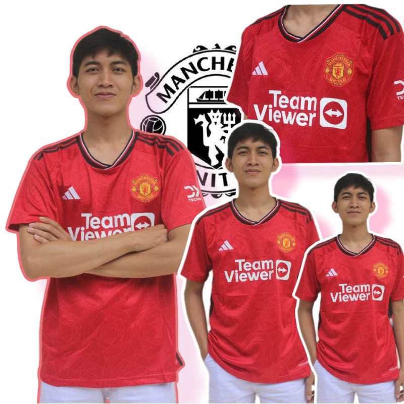 Jual Jersey bola Mu home 2023 2024 GO high premium quality | Shopee ...