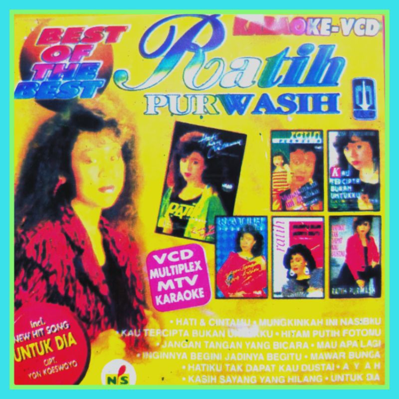 Jual Kaset VCD Musik Bisa Karaoke 15 Lagu Pop Nostalgia Ratih Purwasih Album Kenangan Terpopuler ...