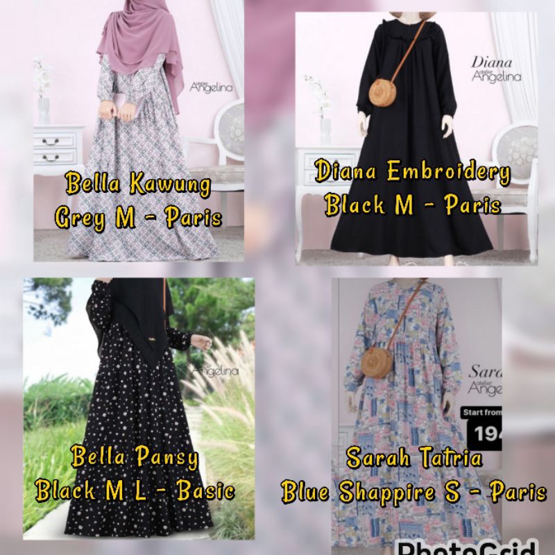 Jual ATELIER ANGELINA -- SARAH BELLA DIANA SERENE SABA HASA HANIN ...