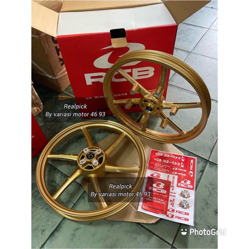 Jual velg sonic 150 rcb sp522 velg rim honda sonic 150 ORIGINAL RCB ...