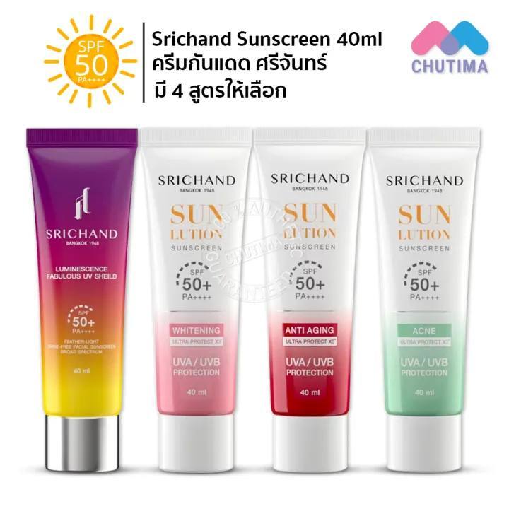 Jual SRICHAND SUNLUTION/LUMINESCENCE SUNSCREEN SPF 50+ PA++++ 40 ML | Shopee Indonesia