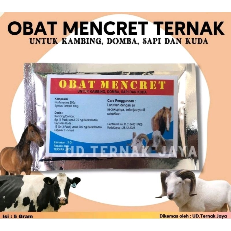 Jual OBAT MENCRET KAMBING DOMBA SAPI | Shopee Indonesia