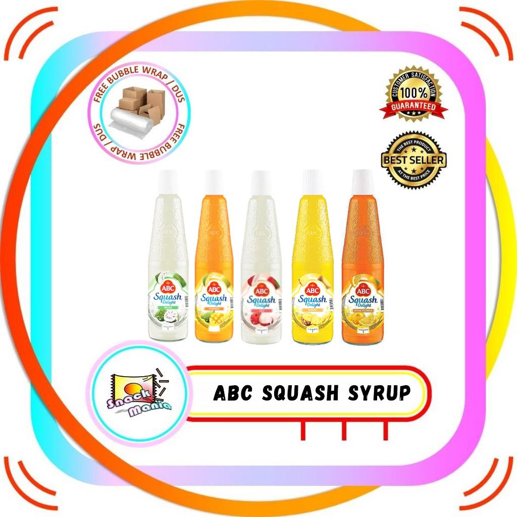 Jual ABC Syrup Squash Delight Sirup Soursop | Mango | Lychee ...