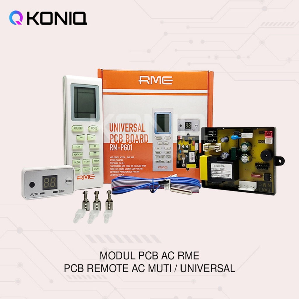 Jual MODUL PCB AC MULTI KONIQ / PCB REMOTE AC UNIVERSAL | Shopee Indonesia