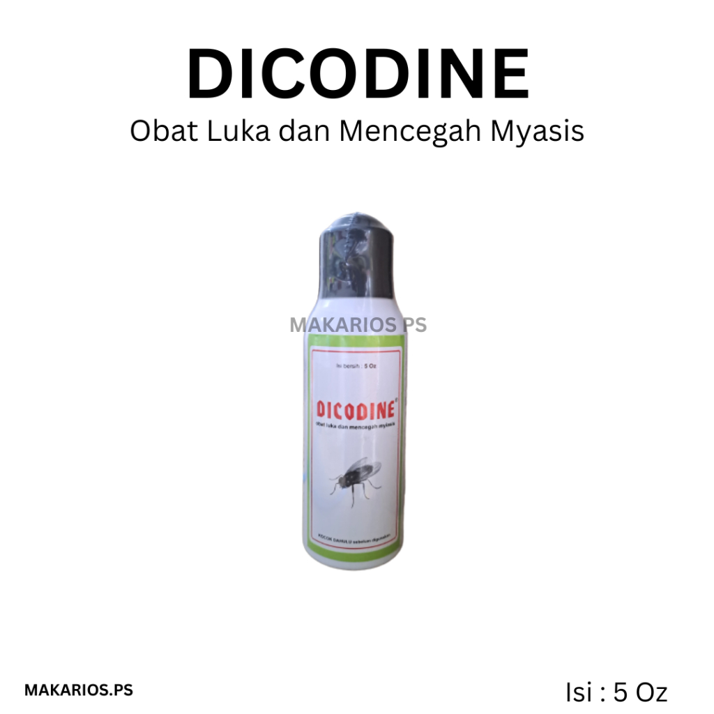 Jual Dicodine Spray 5 Oz Obat Luka Hewan Anti Lalat Obat Semprot Luka ...