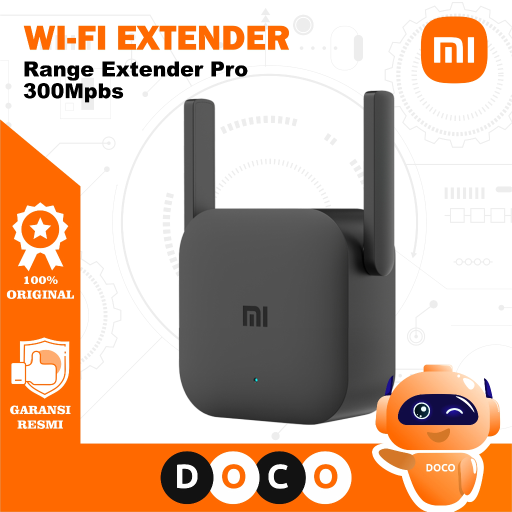 Jual Xiaomi Mi Wi-Fi Range Extender Pro 300Mpbs Penguat Sinyal Signal ...