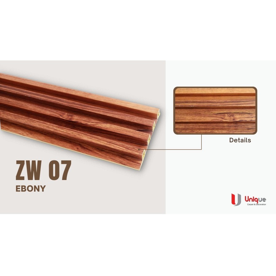Jual WPC WallPanel 3D Partisi / Wood Panel Kisi Kisi Dinding Solid Kayu ...