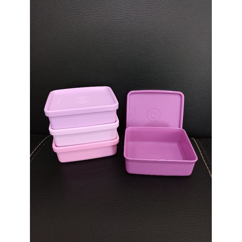 Jual MINI SQUARE AWAY TUPPERWARE 4PC / Wadah kecil serbaguna | Shopee ...