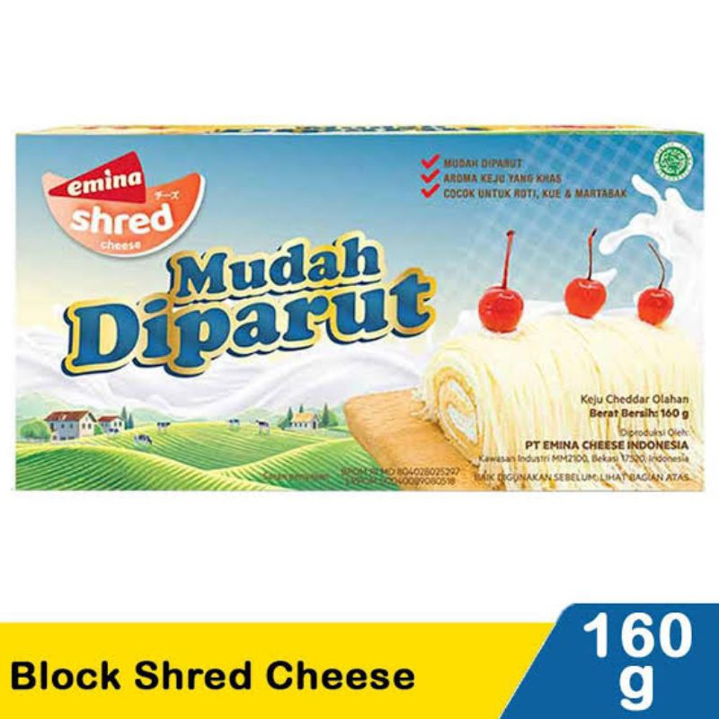 Jual Emina Cheese Shred Cheese 160gr | Shopee Indonesia