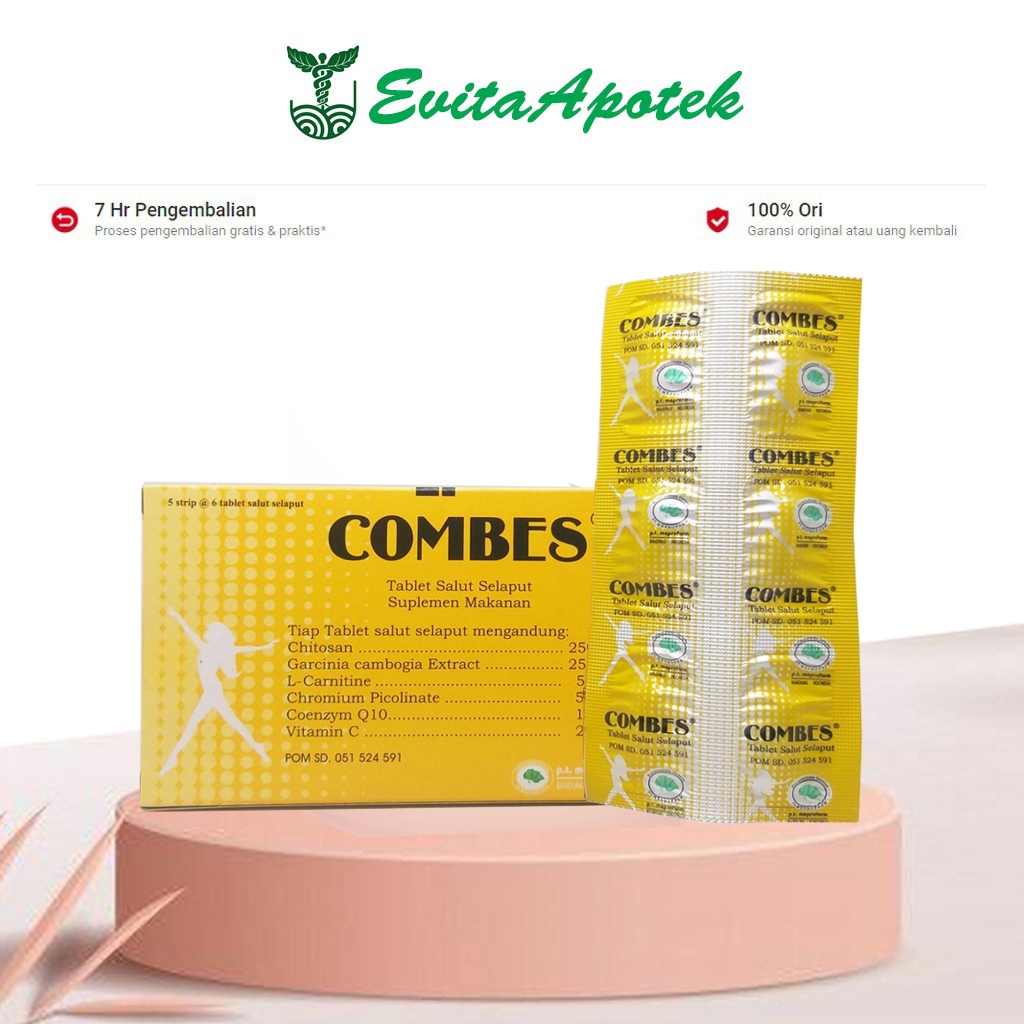 Jual Combes isi 30 Tablet / Box Membantu Menurunkan Berat Badan dan ...