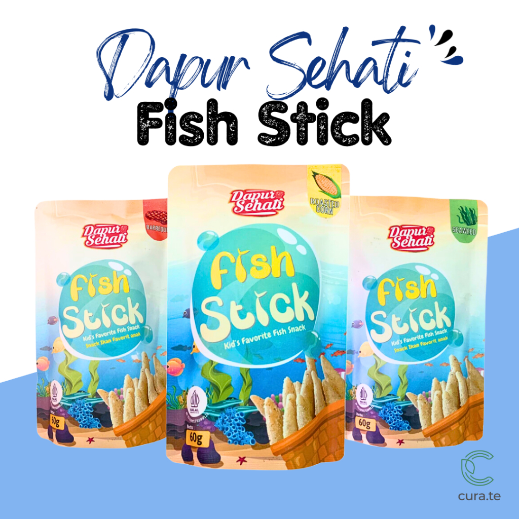 Jual DAPUR SEHATI FISH STICK CEMILAN ANAK NON MSG | SNACK IKAN STIK ...