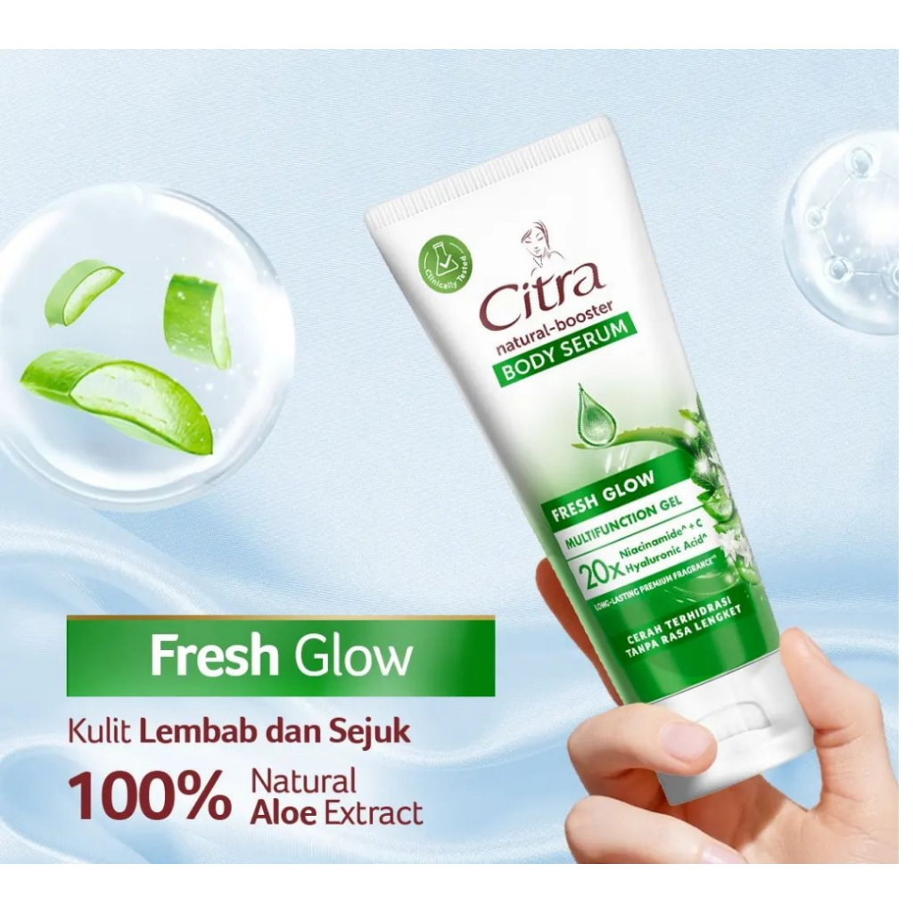 Jual CITRA BODY SERUM FRESH GLOW MULTIFUNCTION GEL ORIGINAL 100ml ...