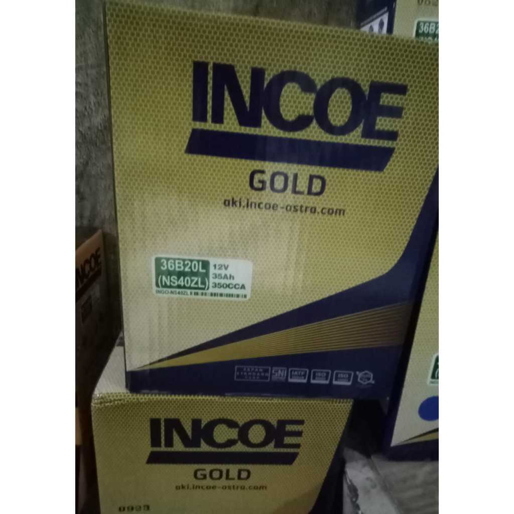Jual Aki mobil calya ns40 ZL incoe gold Astra accu 36B20L | Shopee ...