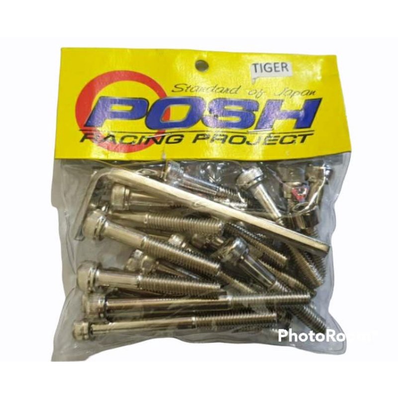 Jual Baut Blok L Baut Mesin Tiger Megapro Set Kiri - Kanan Posh ...
