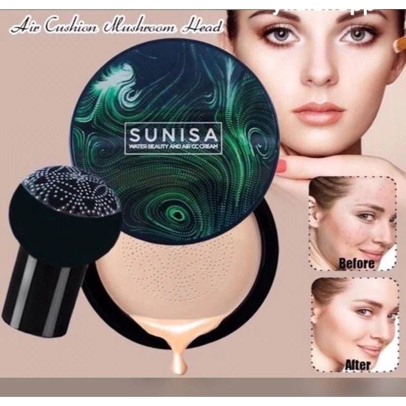 Jual SUNISA Air Cushion BB Cream / Foundation Sunisa Mushroom Head Air Cushion Bedak | Shopee ...