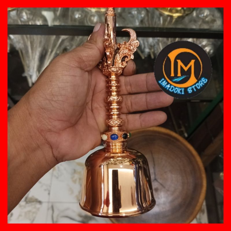 Jual GENTA BALI WARNA TEMBAGA / GENTA WARNA GOLD ROSE POLOS 7 CM ...
