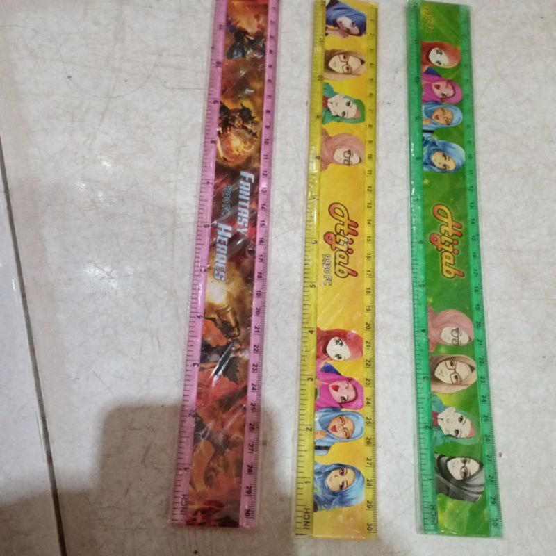 Jual (1pcs)Mistar karakter 30cm | Shopee Indonesia