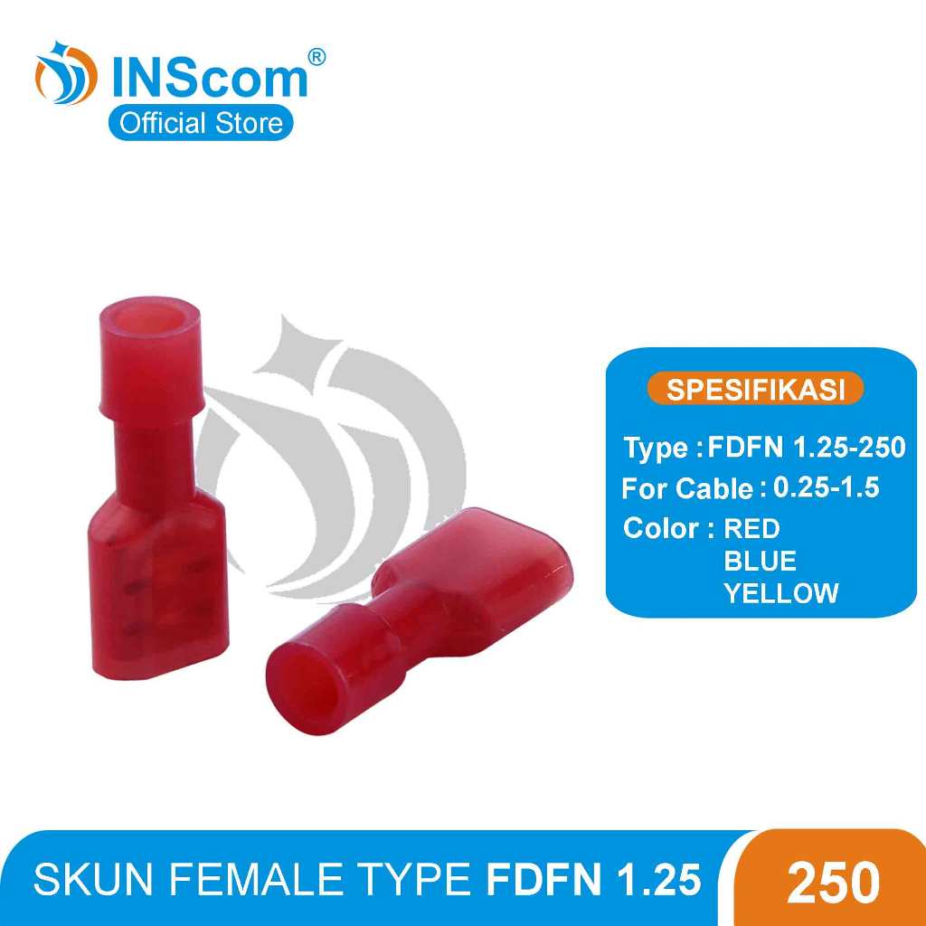 Jual KABEL SKUN FEMALE FDFN 1.25 - 250 / CABLE SKUN FEMALE FDFN 1.25 ...