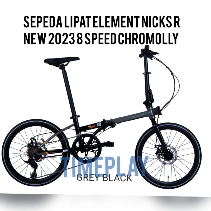 Jual Sepeda lipat Element Nicks R new 8 speed 20 inch frame Chromolly ...