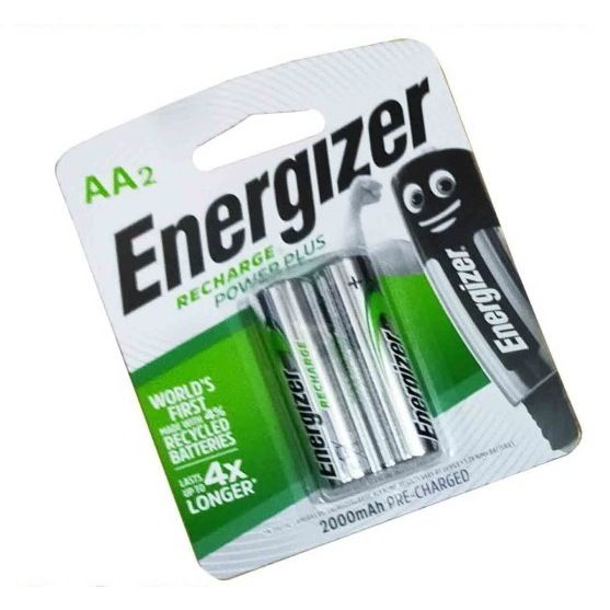 Jual Baterai Charge AA Energizer Power Plus 2000mAh (ISi 2 Pcs) | Shopee Indonesia