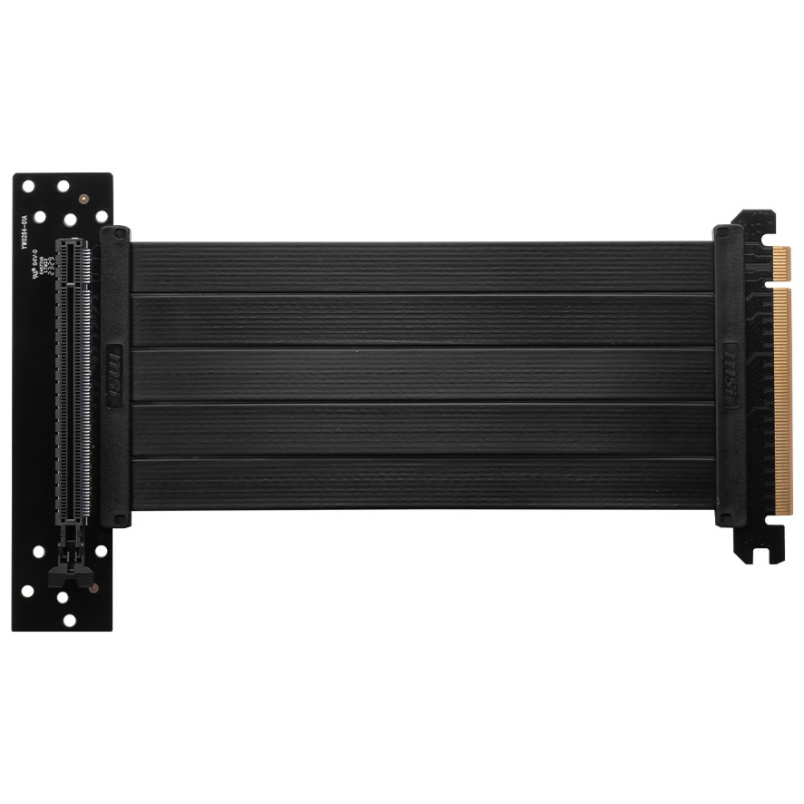 Jual MSI VERTICAL GRAPHIC CARD VGA GPU RISER CABLE PCIE 4.0 180MM BLACK ...