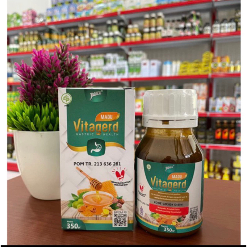 Jual Madu VITAGERD 350gr Original | Herbal Obat Asam Lambung, Gerd dan ...