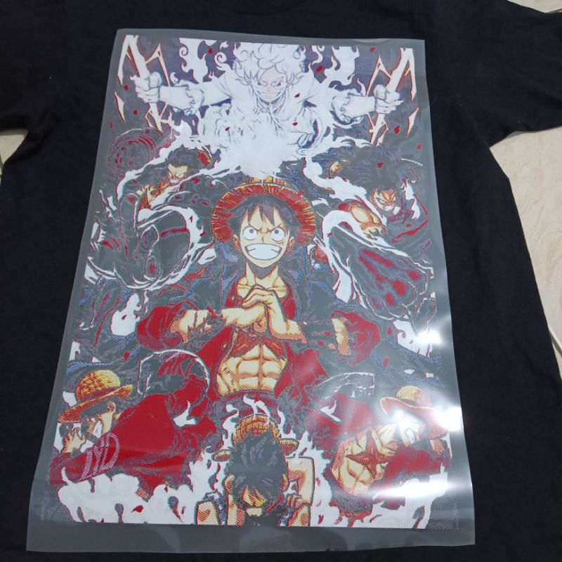 Jual SABLON DTF ANIME ONE PIECE LUFFY GEAR FIVE SABLON RASTER DTF 1 ...