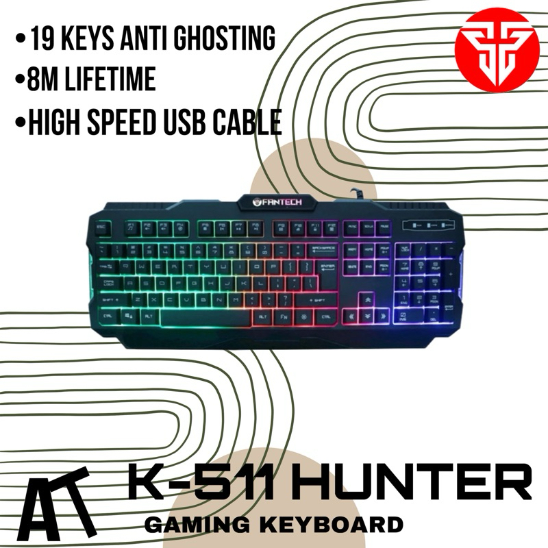 Jual FANTECH K511 Hunter Pro Gaming Keyboard | Shopee Indonesia