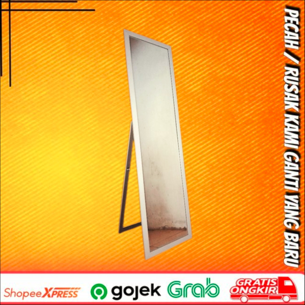 Jual Standing Mirror / Cermin Berdiri Full Body Ukuran 45 x 127 Cm Full ...