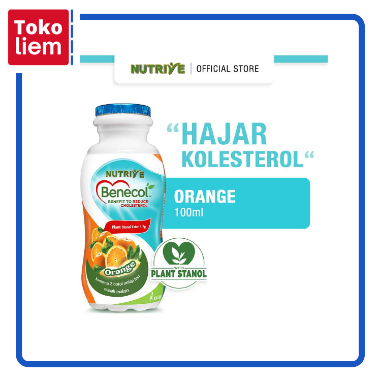 Jual Nutrive Minuman Benecol Orange 100Ml | Shopee Indonesia