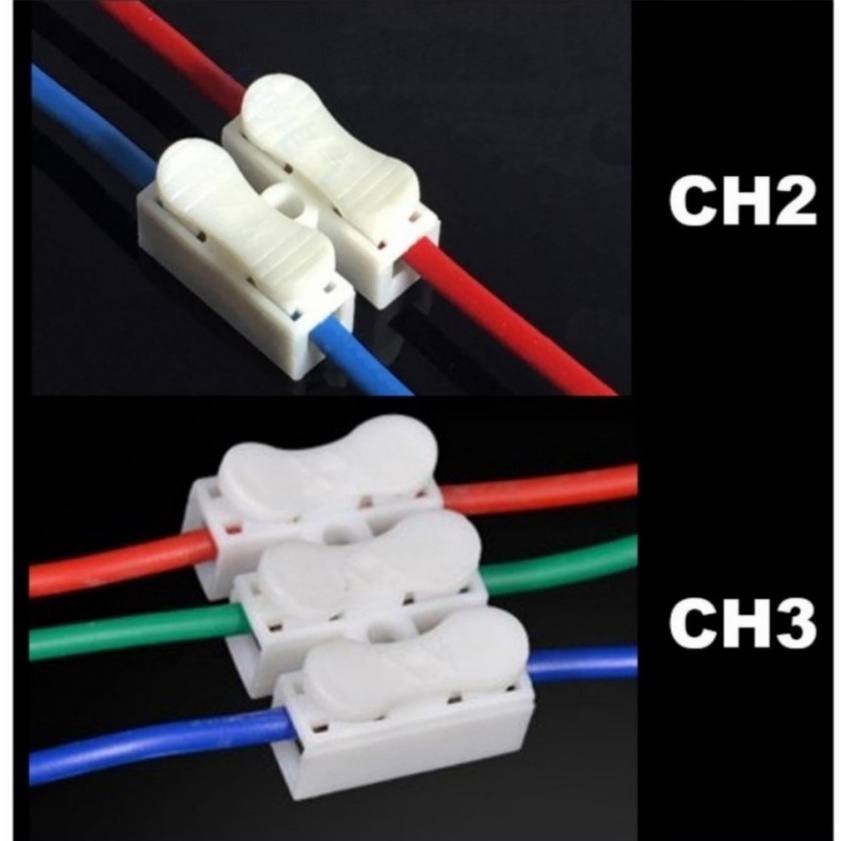 Jual Terminal Sambung Kabel Listrik 2 3 Pin / Quick Connect | Shopee ...