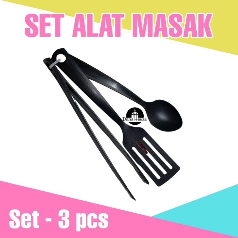 Jual Alat Masak Dapur Set 3 Pcs Capitan, Sendok dan Sudip | Shopee ...