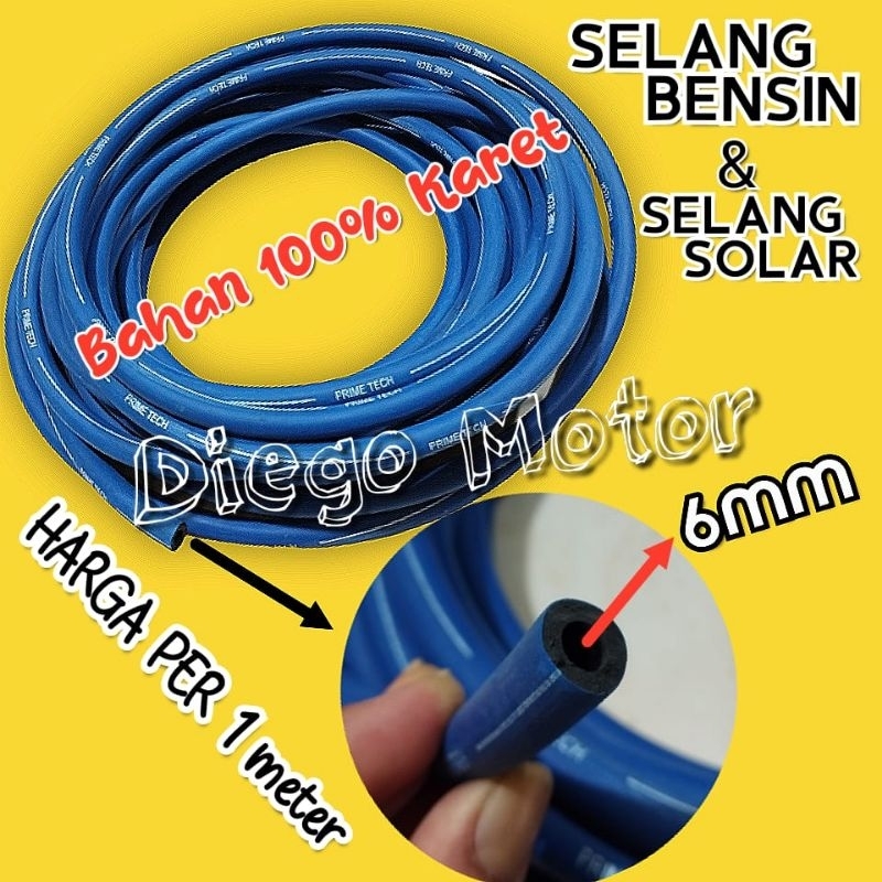 Jual 6mm Selang Bensin Solar Serbaguna Bagus Import Untuk Mesin Diesel ...