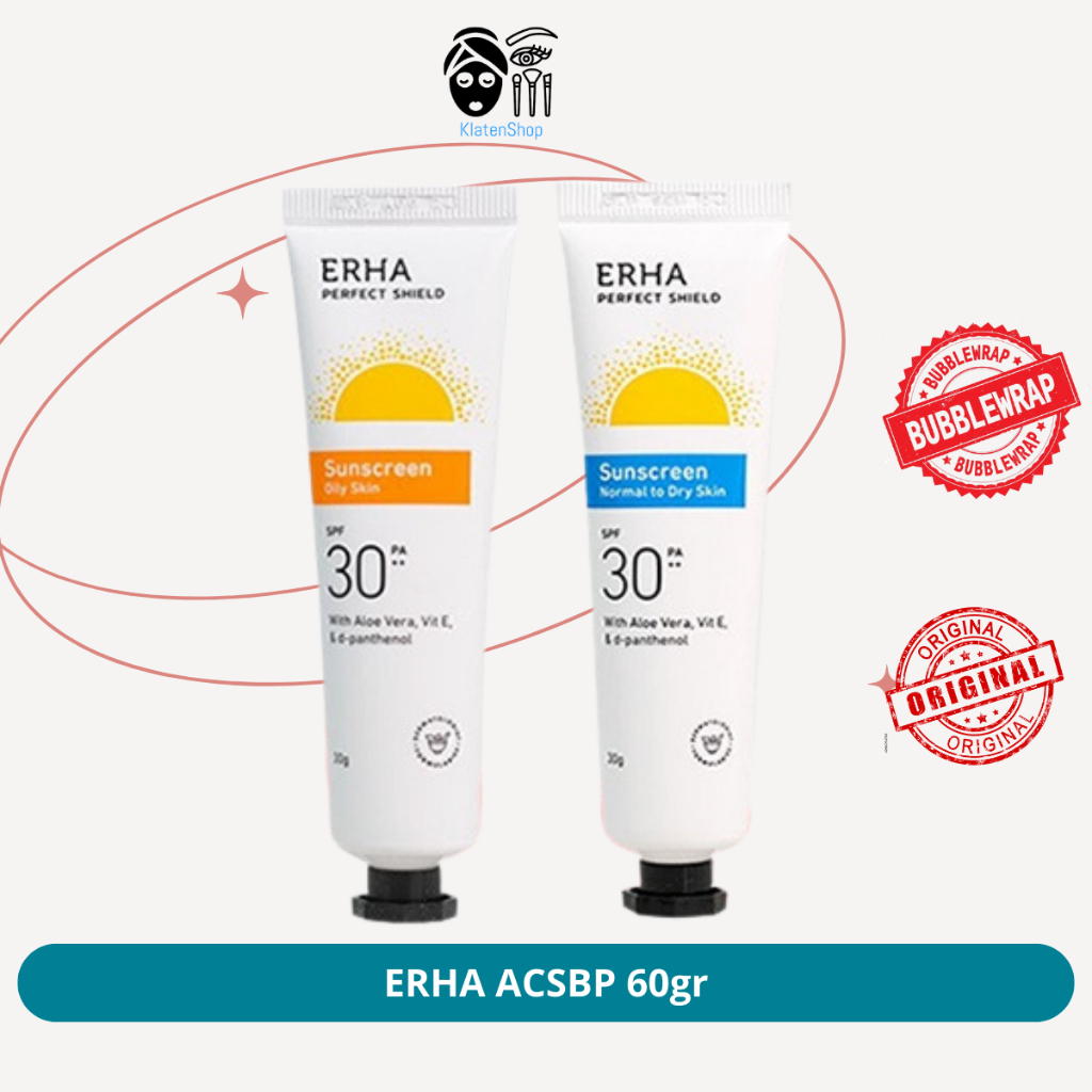 Jual ERHA PERFECT SHIELD SUNSCREEN OILY SKIN SPF 30/PA++ 30g - Sunscreen Kulit Berminyak ...