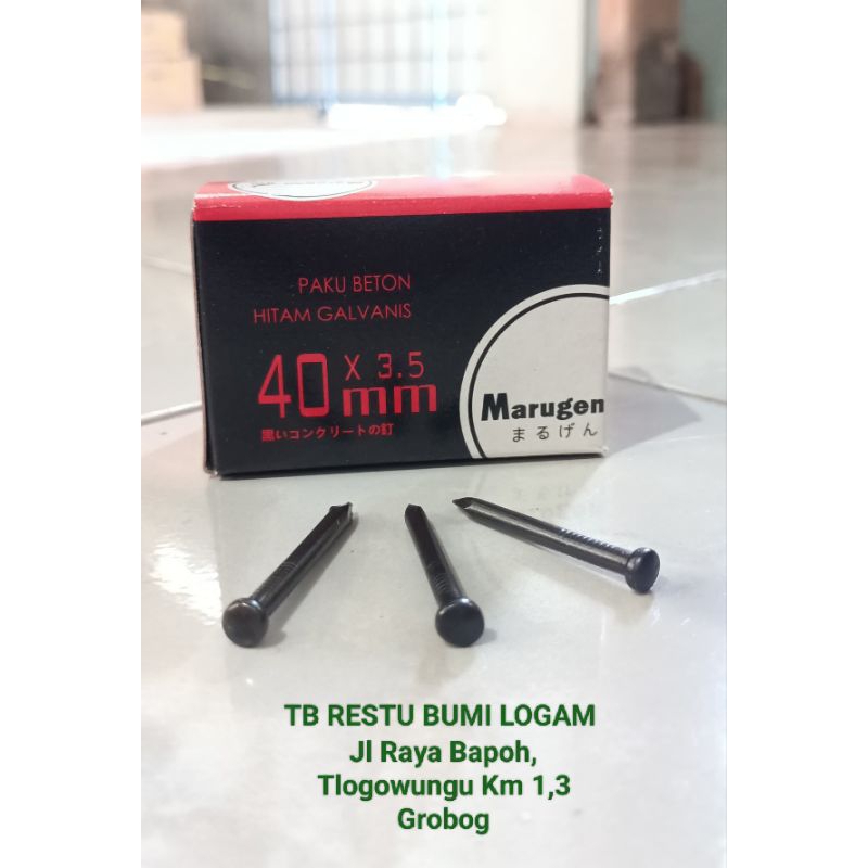 Jual PAKU BETON HITAM MARUGEN 40 | Shopee Indonesia
